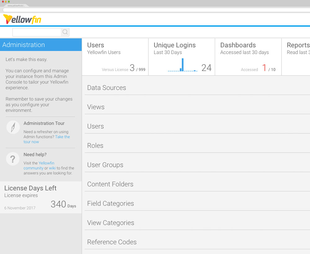 Yellowfin BI | Data Governance Features for Business Intelligence