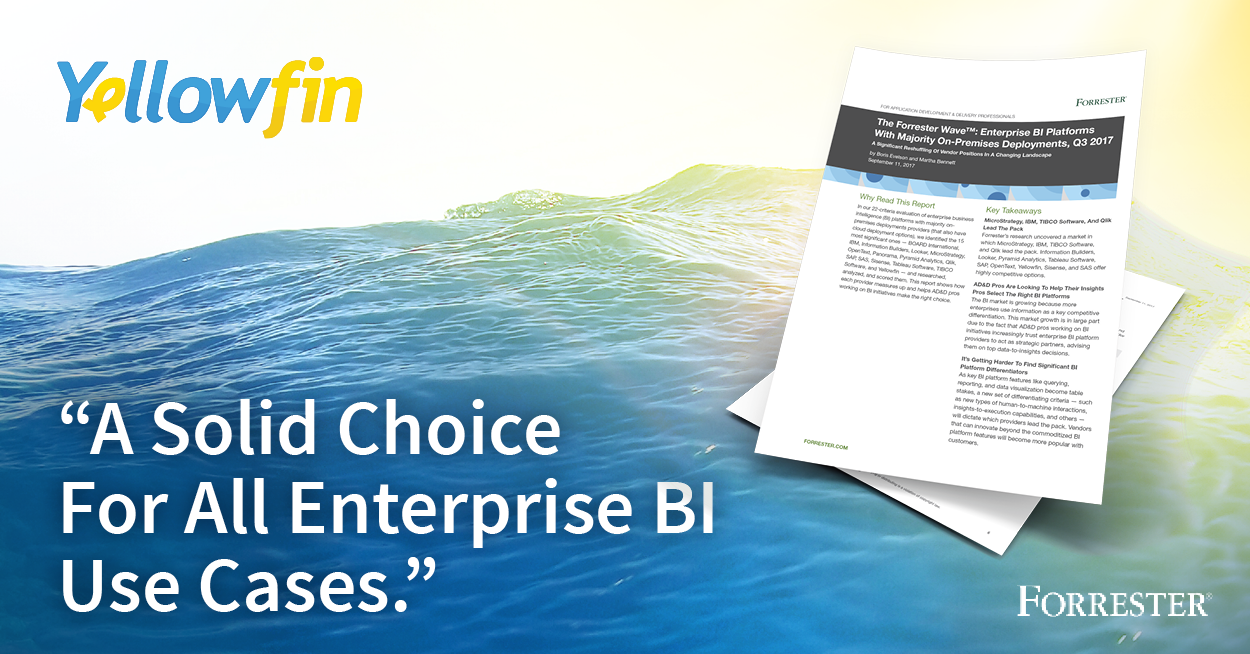 Yellowfin BI | Forrester Wave Report