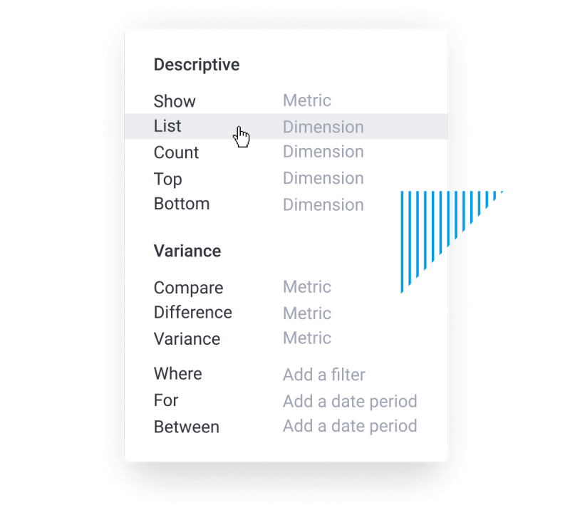 Guided NLQ - Self-Service Analytics for All Users | Yellowfin BI