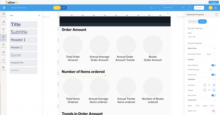 How To Design a Dashboard in Yellowfin: Part Two